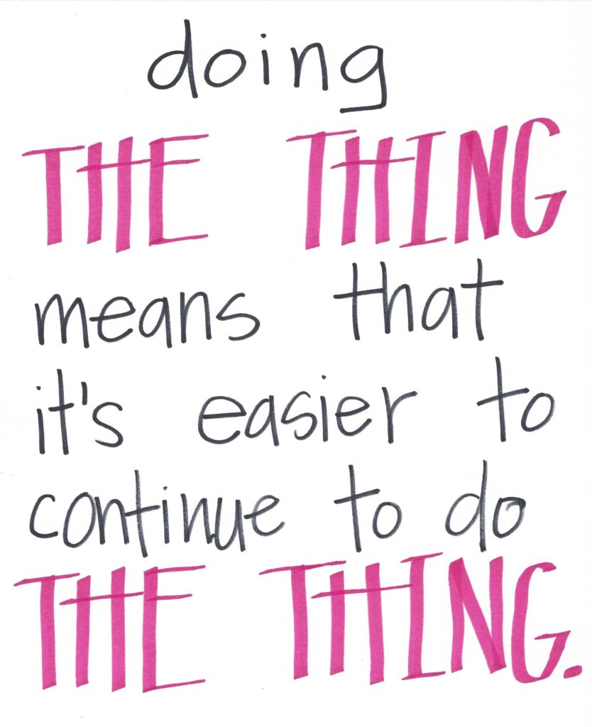 Doing Begets More Doing - Angelle Conant