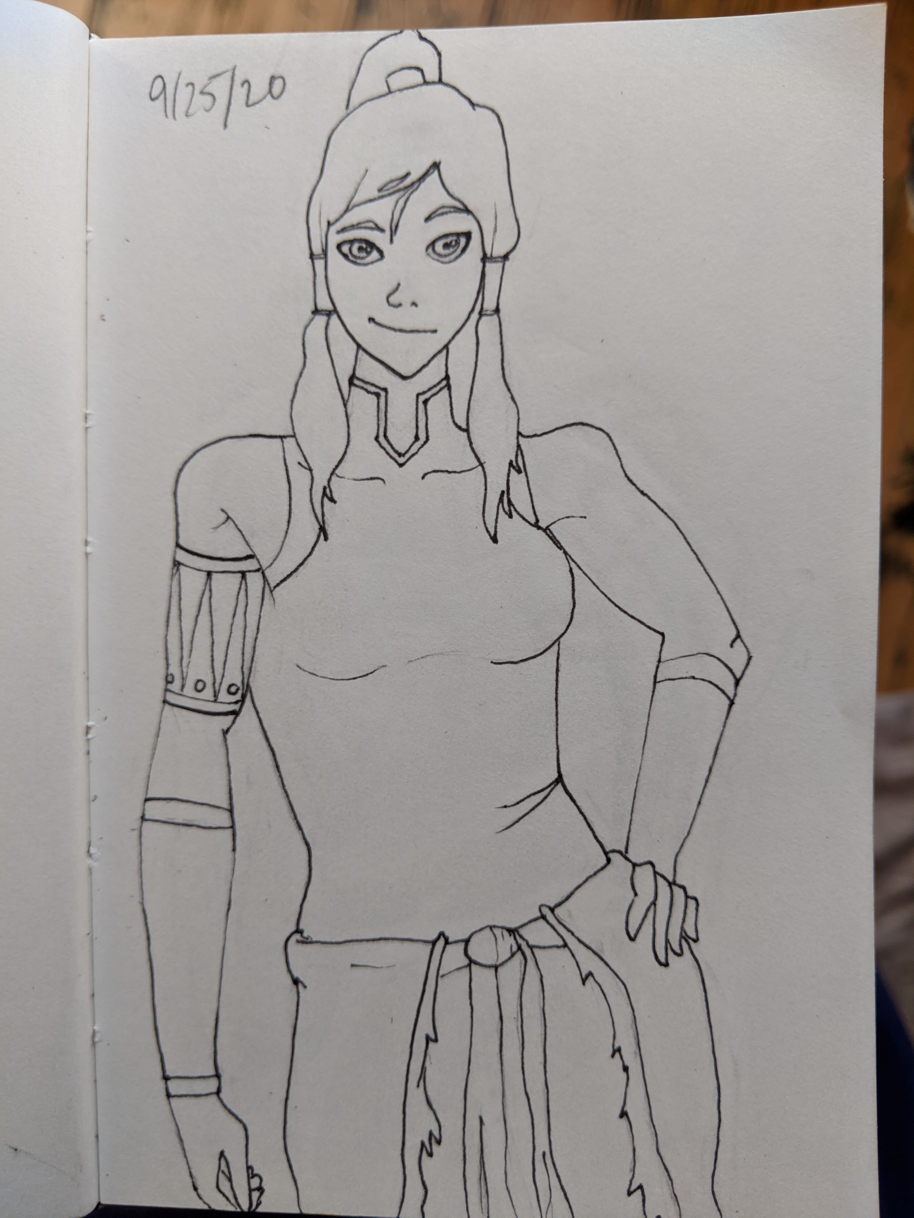 Sketchbook Snapshot: Legend of Korra - Angelle Conant
