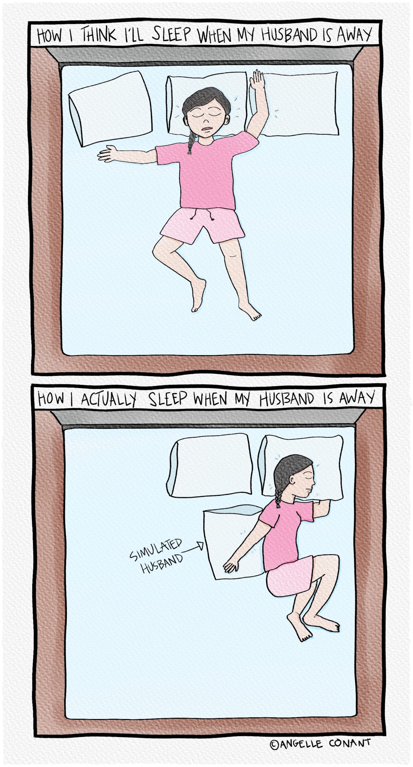 Comic #12: Sleeping Alone - Angelle Conant